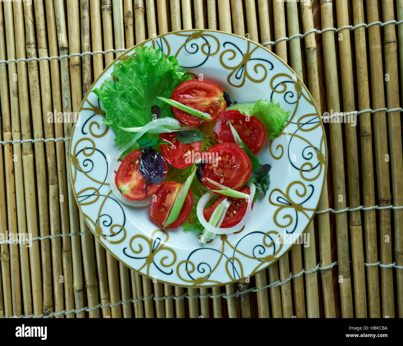 Sudanese Tomato Salad Stock Photo - Alamy