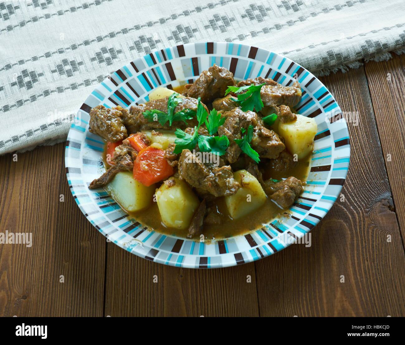 Czech beef goulash Stock Photo - Alamy