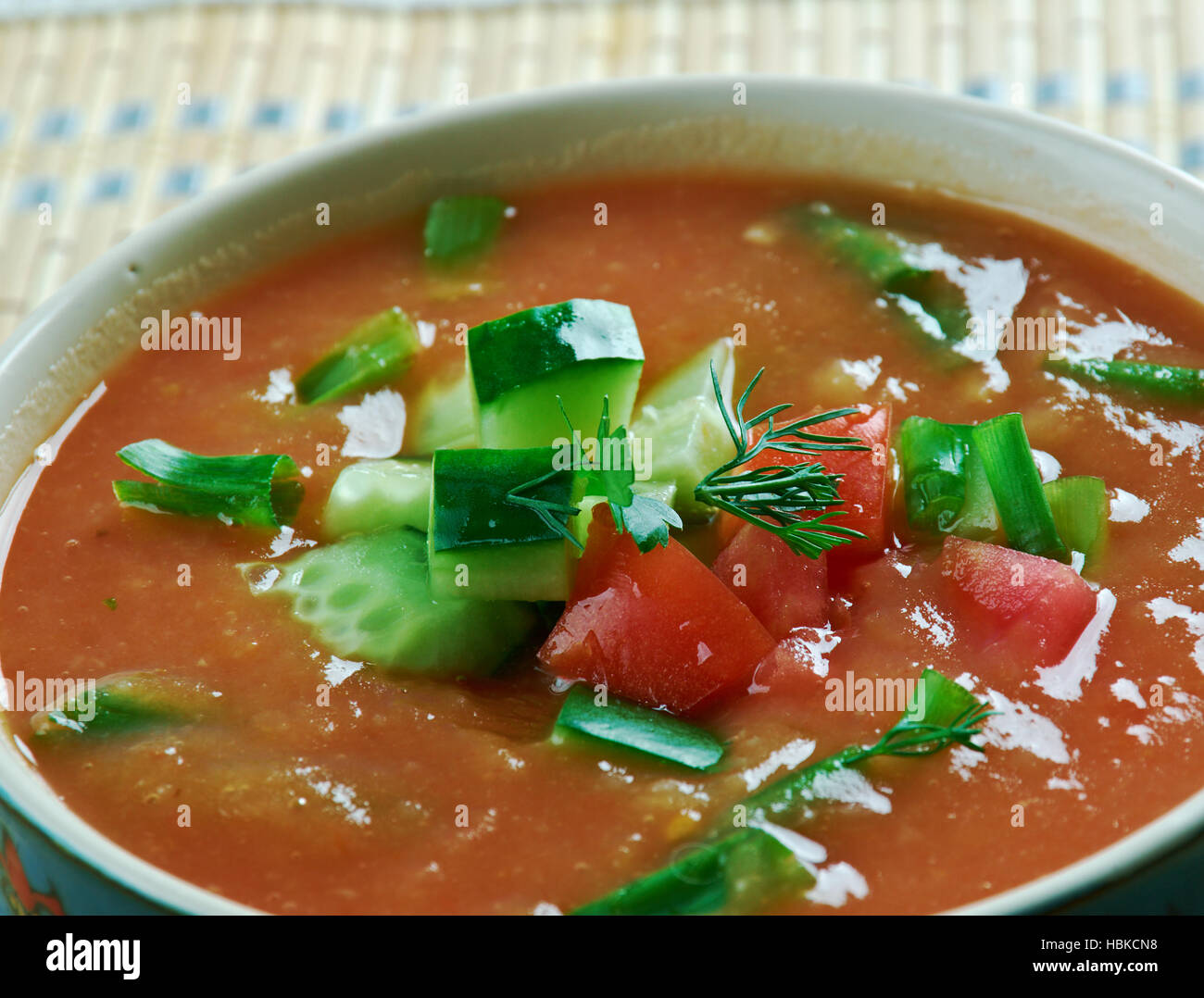 Turkish bulgur soup Stock Photo - Alamy
