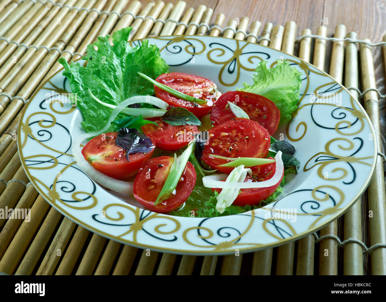 Sudanese Tomato Salad Stock Photo - Alamy