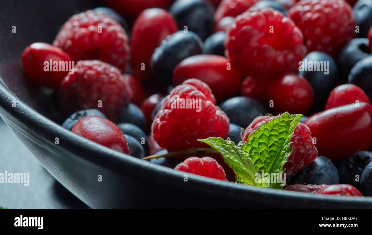 Ceramic plate assortment berries hi-res stock photography and images ...