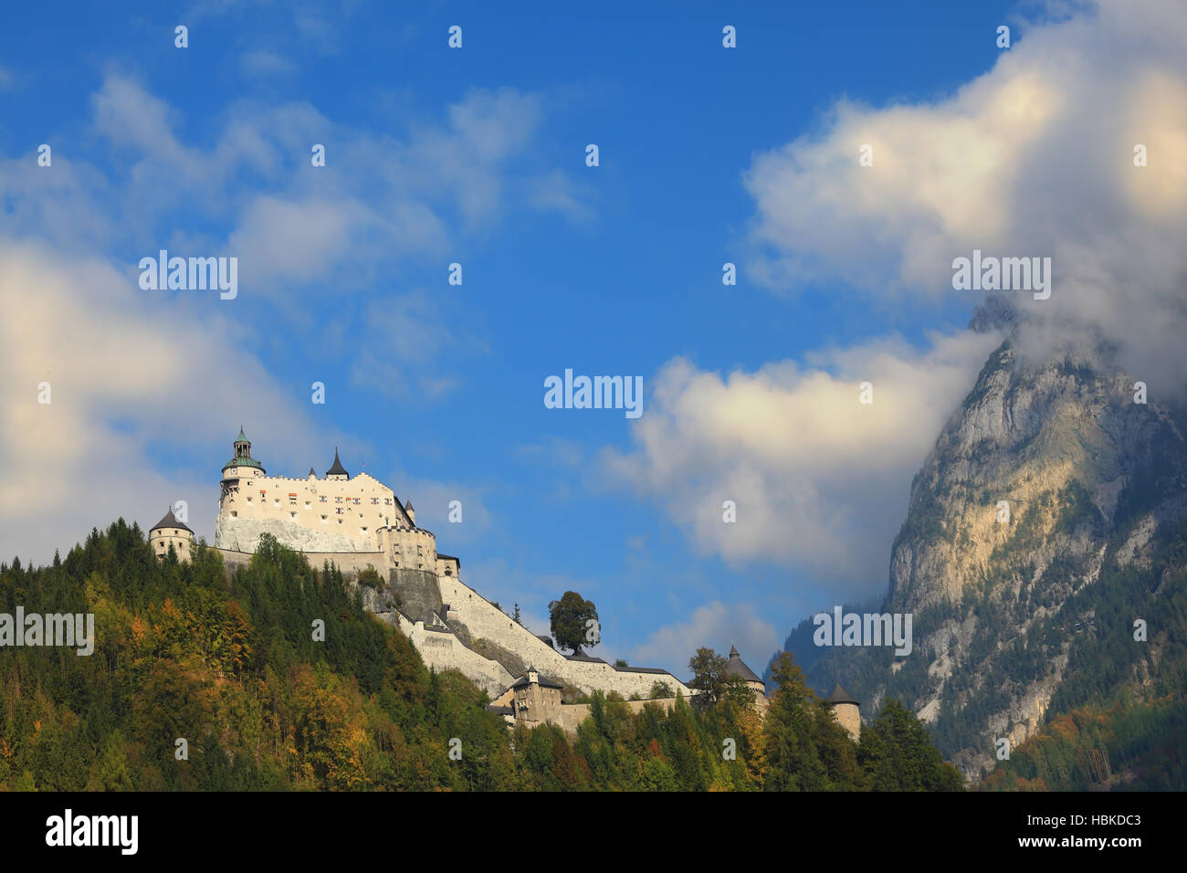 The castlein in Austria Stock Photo - Alamy