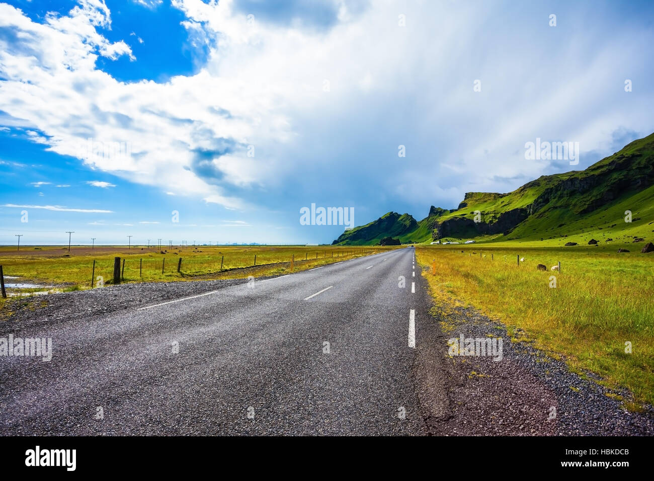 Circumferential highway around Iceland Stock Photo - Alamy