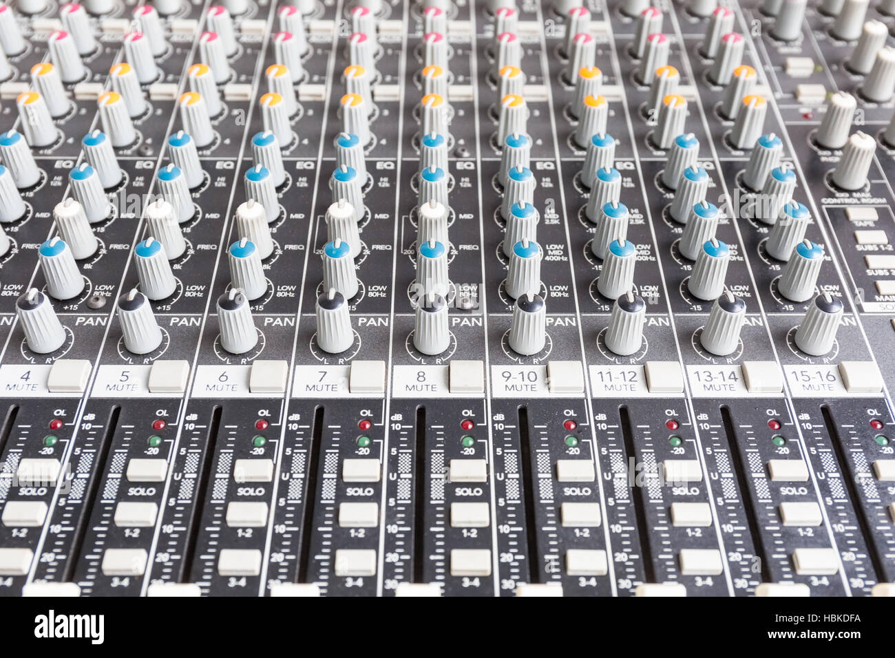 sound mixe,mixing console Stock Photo - Alamy