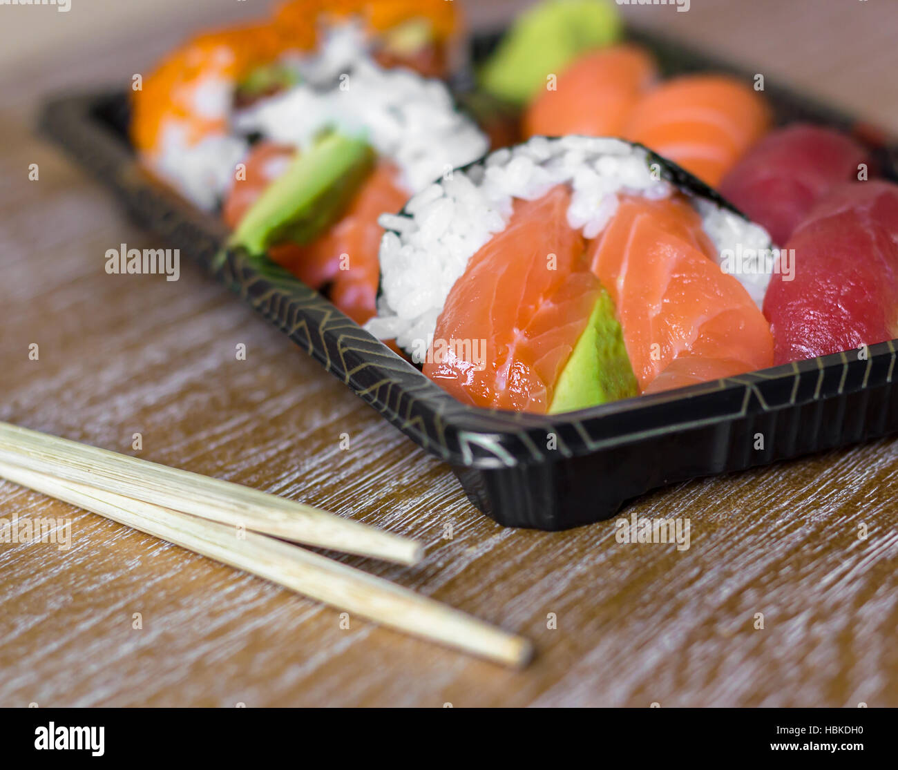 Japanese seafood sushi Stock Photo - Alamy