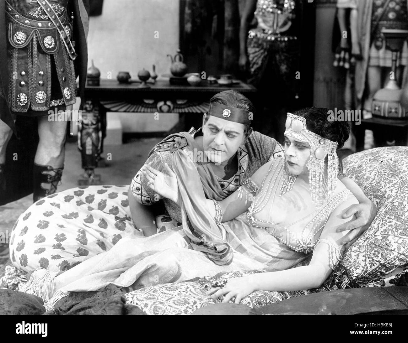 CLEOPATRA, from left, Thurston Hall, Theda Bara, 1917, ©Fox Film ...