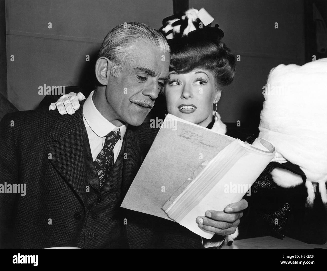 THE CLIMAX, Boris Karloff, Jane Farrar, 1944 Stock Photo - Alamy