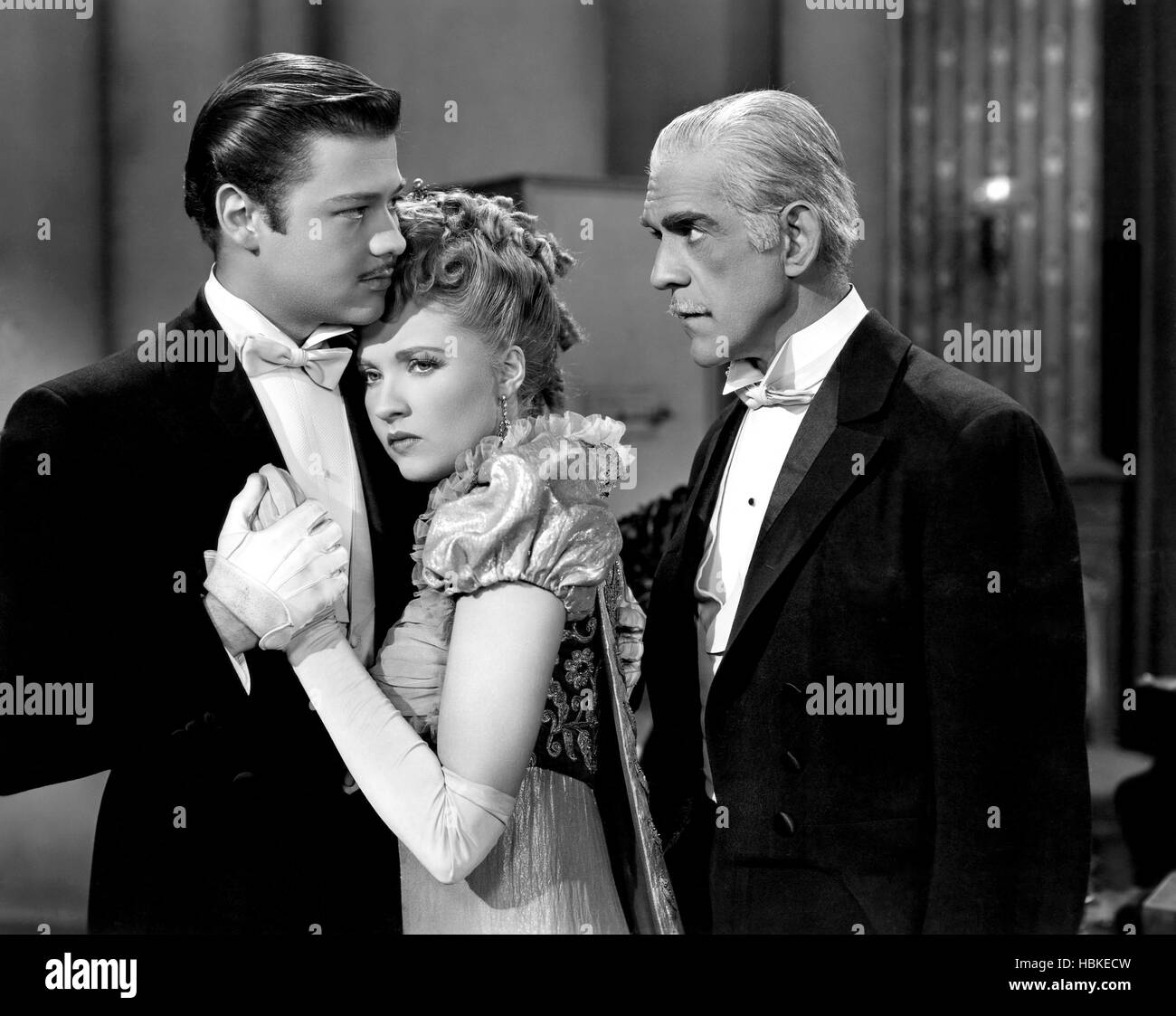 THE CLIMAX, Turhan Bey, Susanna Foster, Boris Karloff, 1944 Stock Photo ...