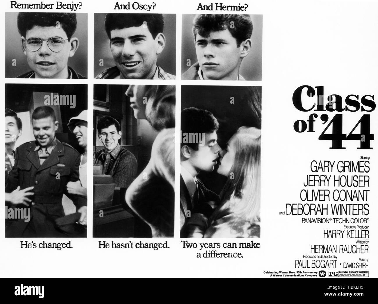 CLASS OF '44, Oliver Conant, Jerry Houser, Gary Grimes, 1973 Stock ...