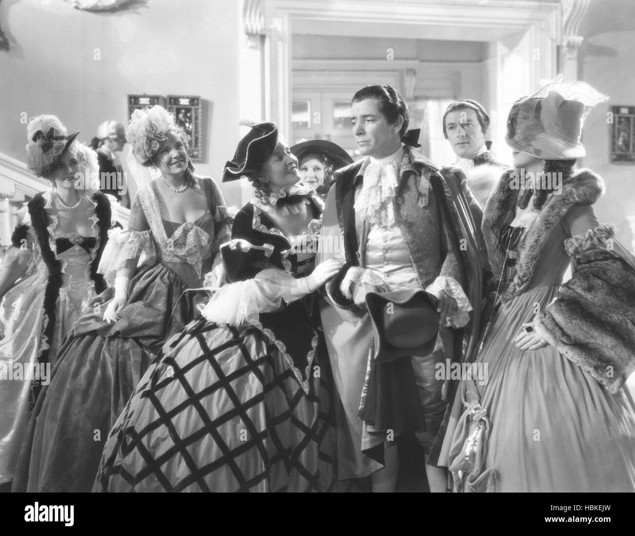 CLIVE OF INDIA, Doris Lloyd (touching arm), Ronald Colman, 1935, TM ...