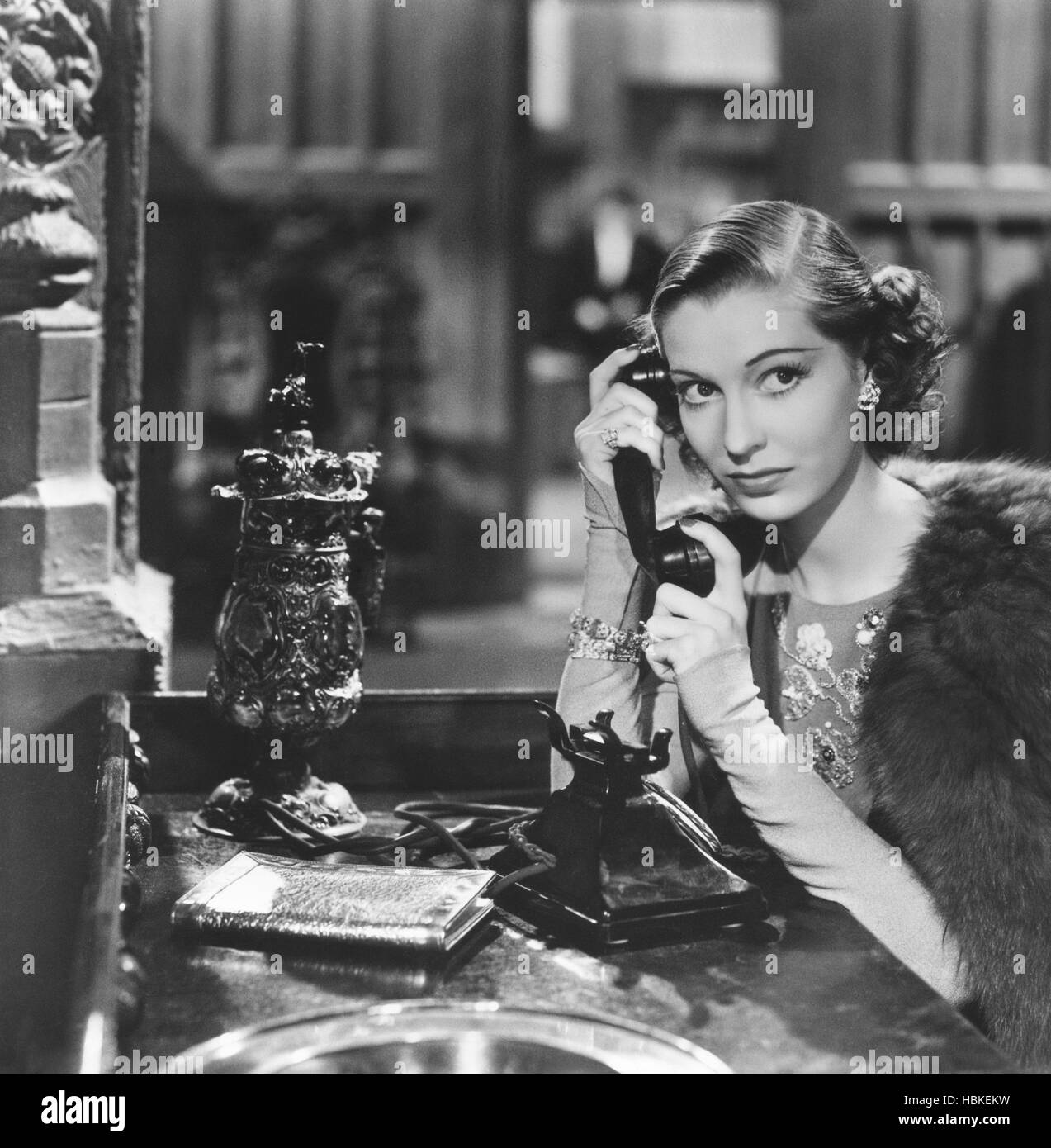 Q PLANES, (aka CLOUDS OVER EUROPE), Valerie Hobson, 1939 Stock Photo ...