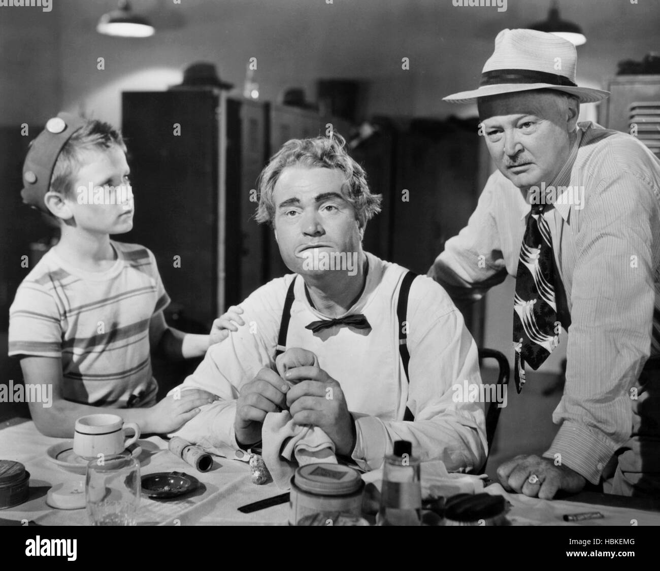 THE CLOWN, from left, Tim Considine, Red Skelton, Loring Smith, 1953 ...
