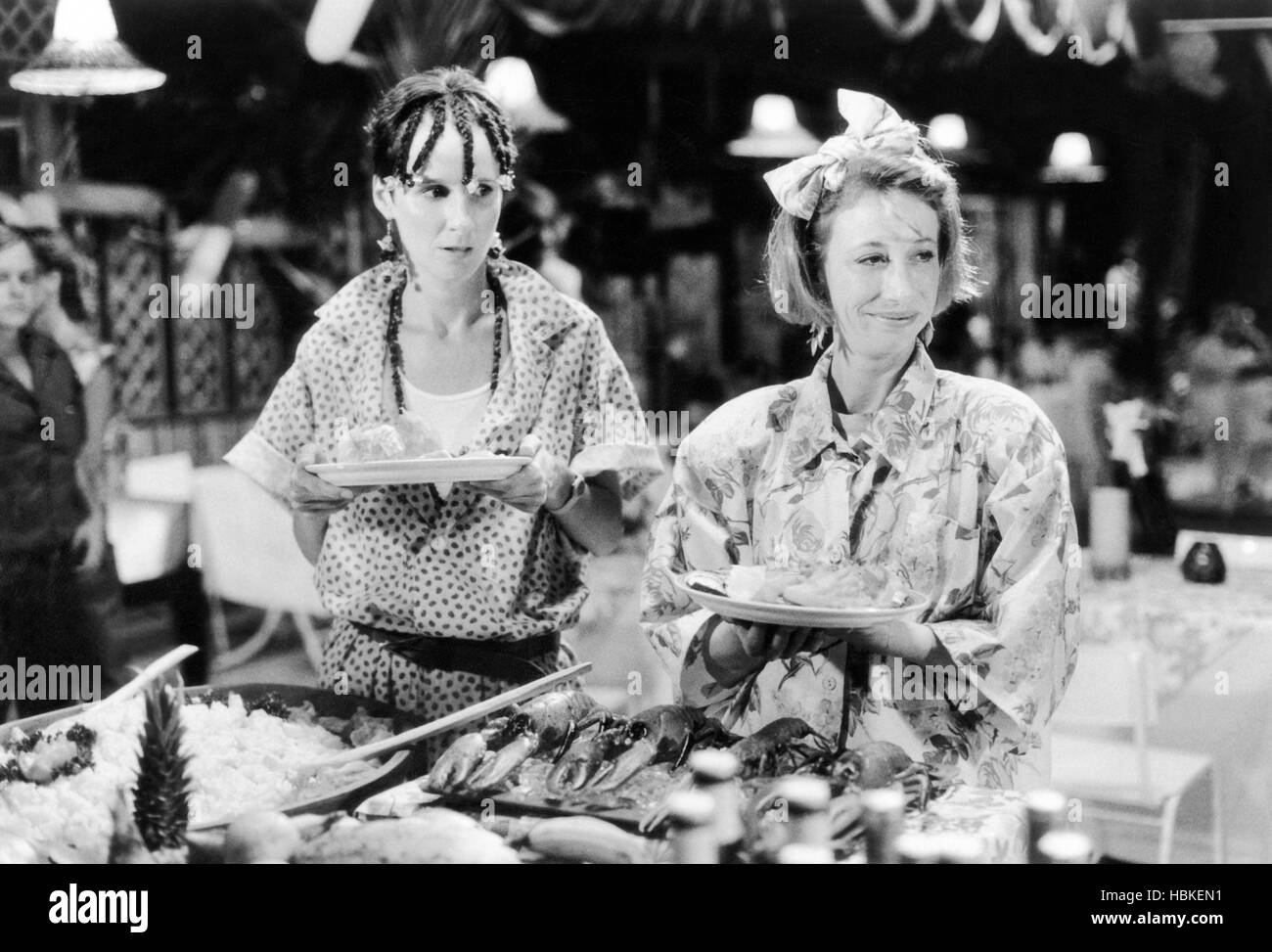 CLUB PARADISE, from left, Mary Gross, Robin Duke, 1986, ©Warner Bros ...