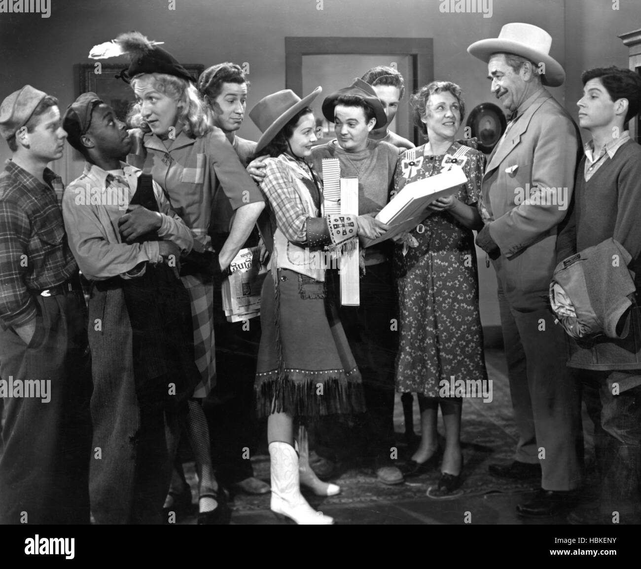 CLANCY STREET BOYS, Ernest Morrison, Huntz Hall, Bobby Jordan, Amelita ...