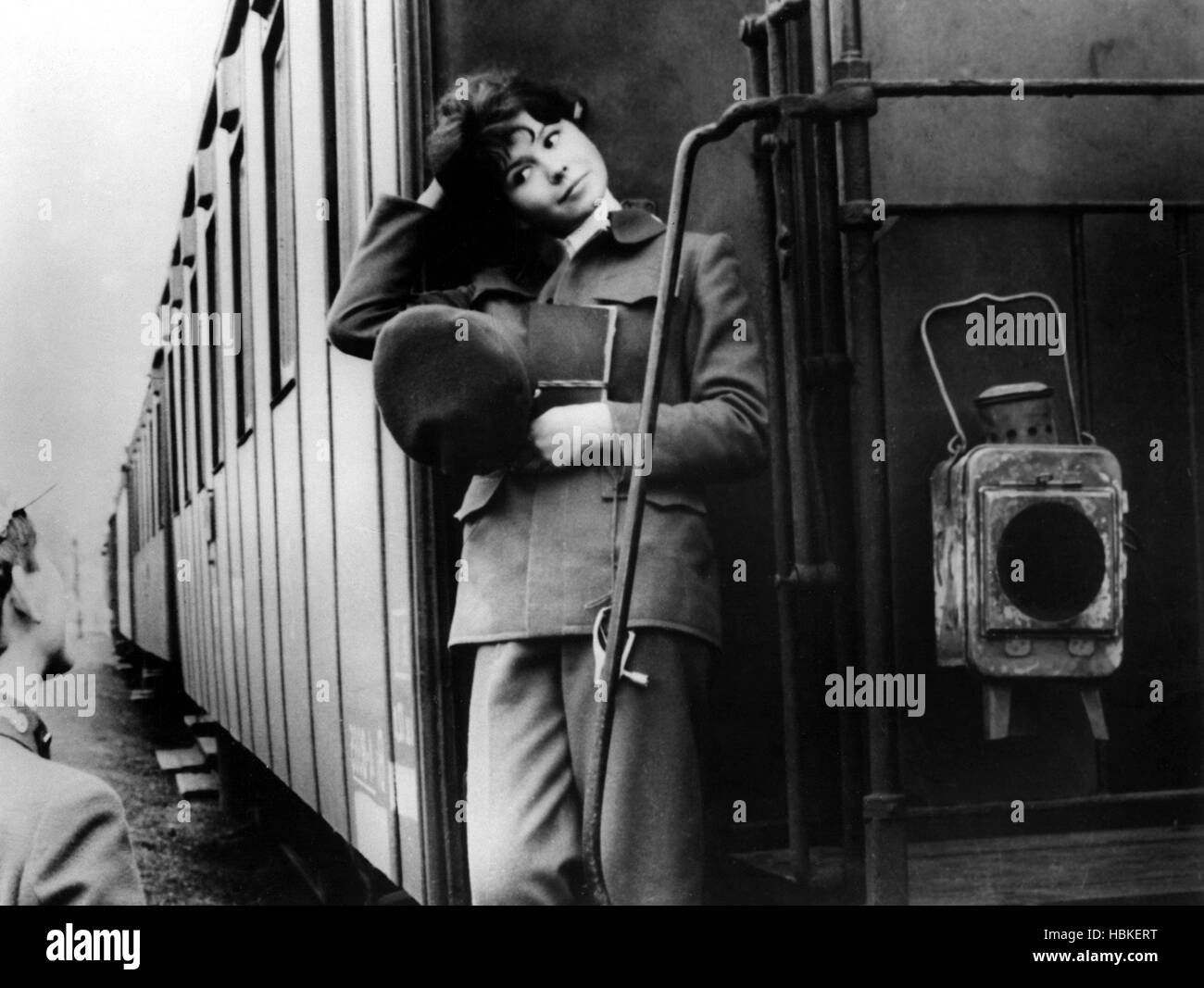 CLOSELY WATCHED TRAINS, Vaclav Neckar, Jitka Bendova, 1966 Stock Photo ...