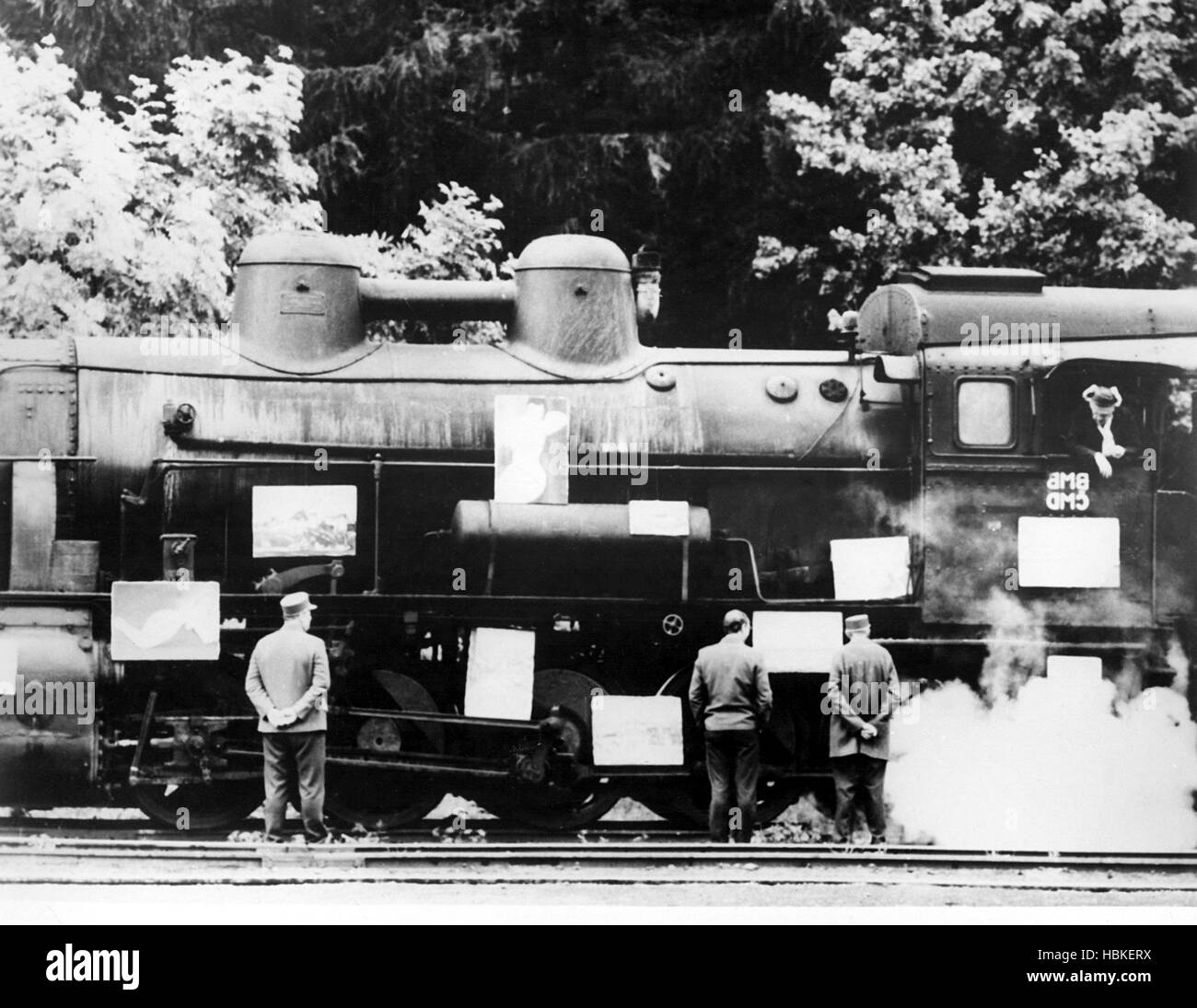 CLOSELY WATCHED TRAINS, 1968 Stock Photo - Alamy