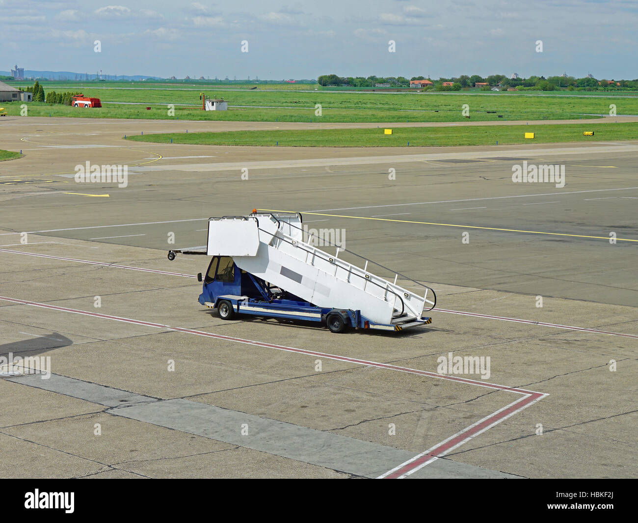 Passenger boarding stairs Stock Photo - Alamy