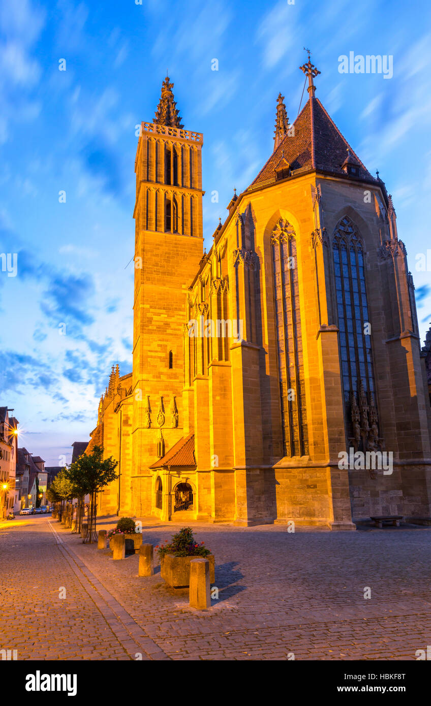 Rothenburg ob der Tauber Church Stock Photo - Alamy