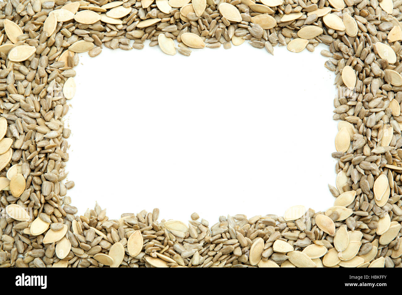 Frame of Seeds Stock Photo - Alamy