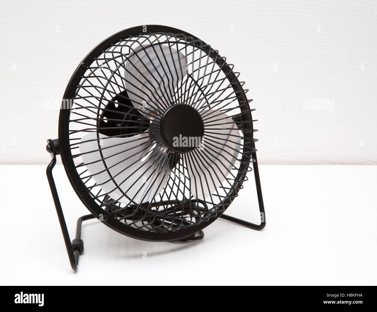 table fan Black Stock Photo - Alamy