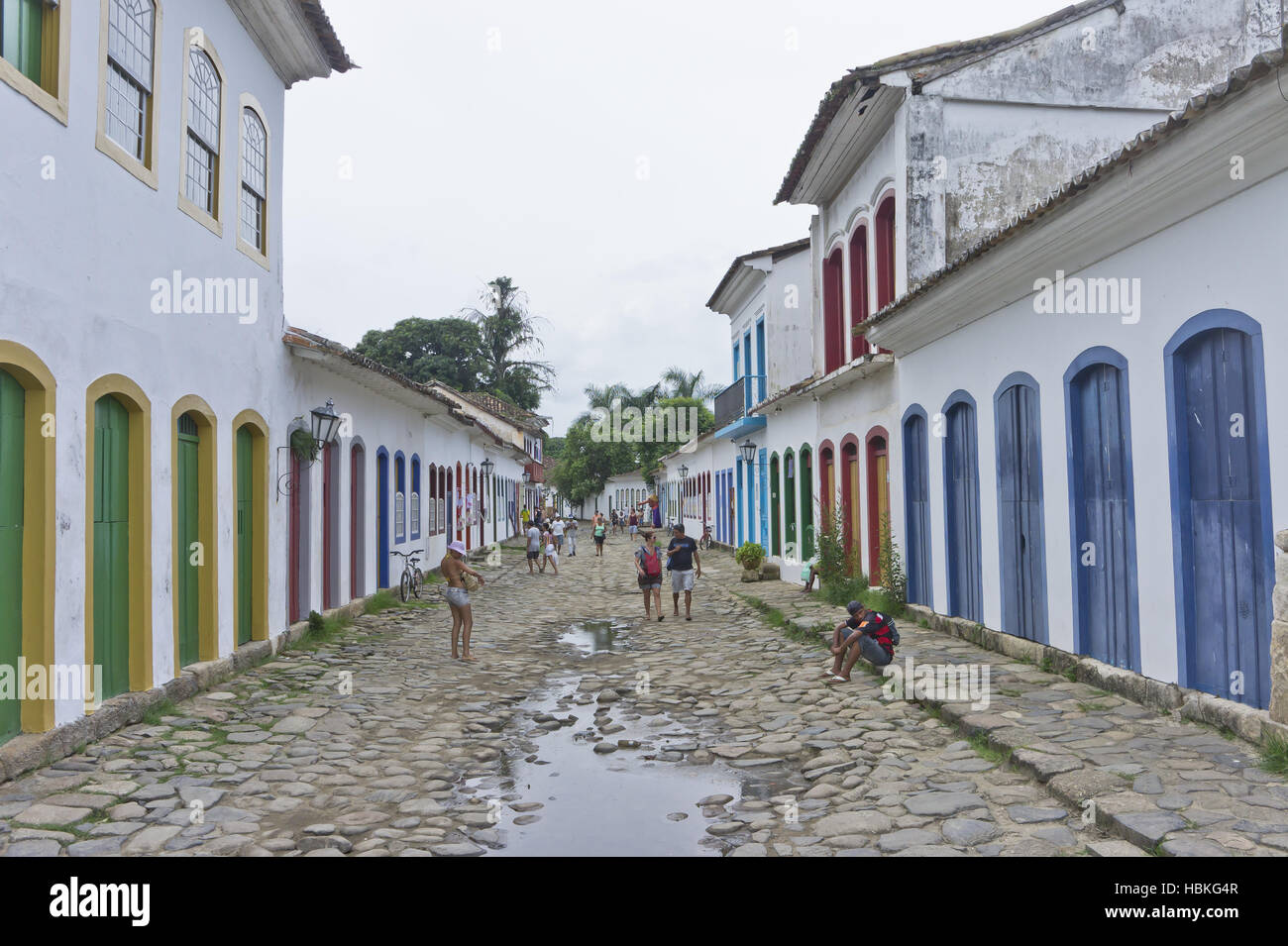 Paraty, Brazil, street view Stock Photo - Alamy