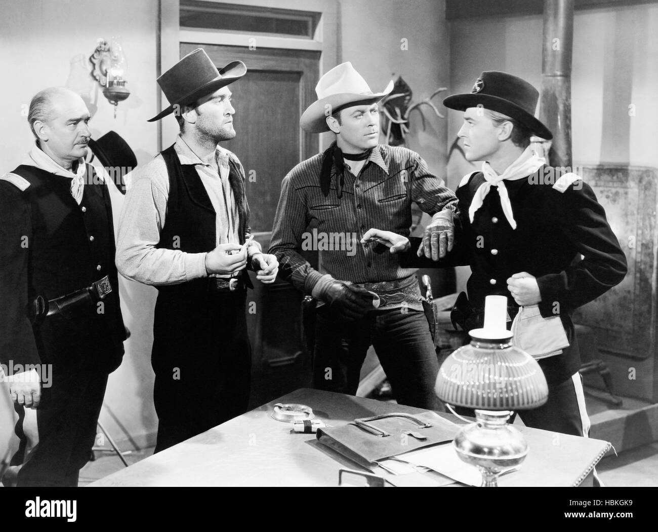 CODE OF THE SILVER SAGE, from left: William Ruhl, Lane Bradford, Allan ...