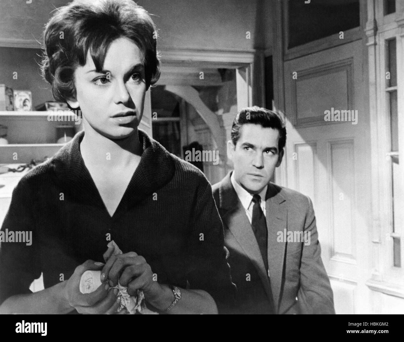 CONE OF SILENCE, (aka TROUBLE IN THE SKY), from left, Elizabeth Seal ...