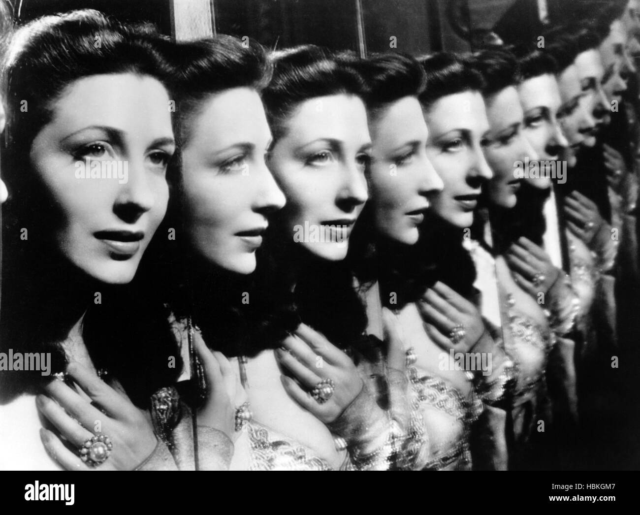 CORRIDOR OF MIRRORS, Edana Romney, 1948 Stock Photo - Alamy