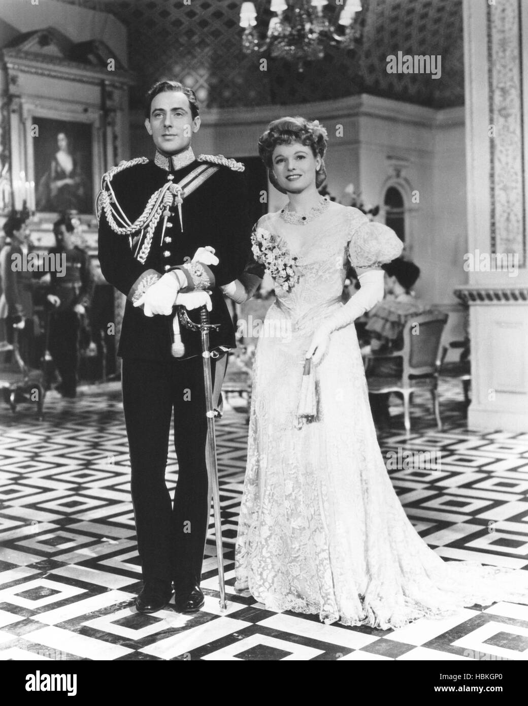 THE COURTNEYS OF CURZON STREET, from left, Michael Wilding, Anna Neagle ...