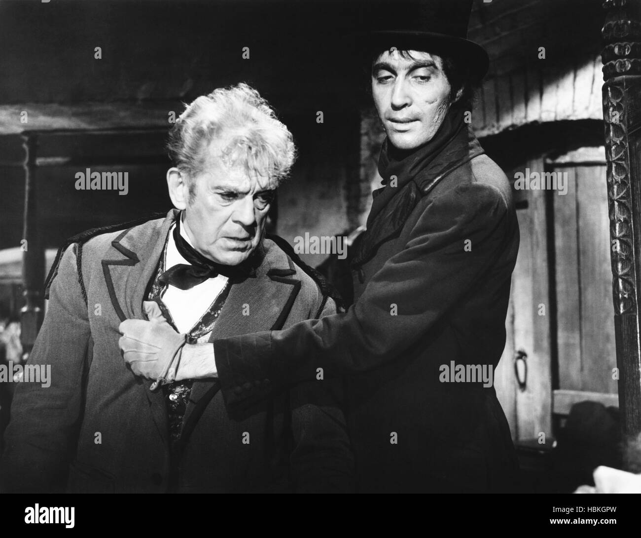 CORRIDORS OF BLOOD, from left: Boris Karloff, Christopher Lee, 1958 ...