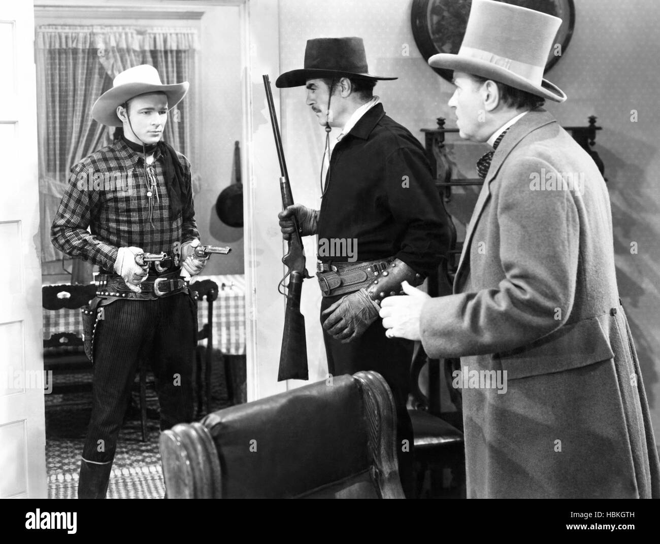 COME ON, RANGERS, from left: Roy Rogers, Harry Woods, Purnell Pratt ...