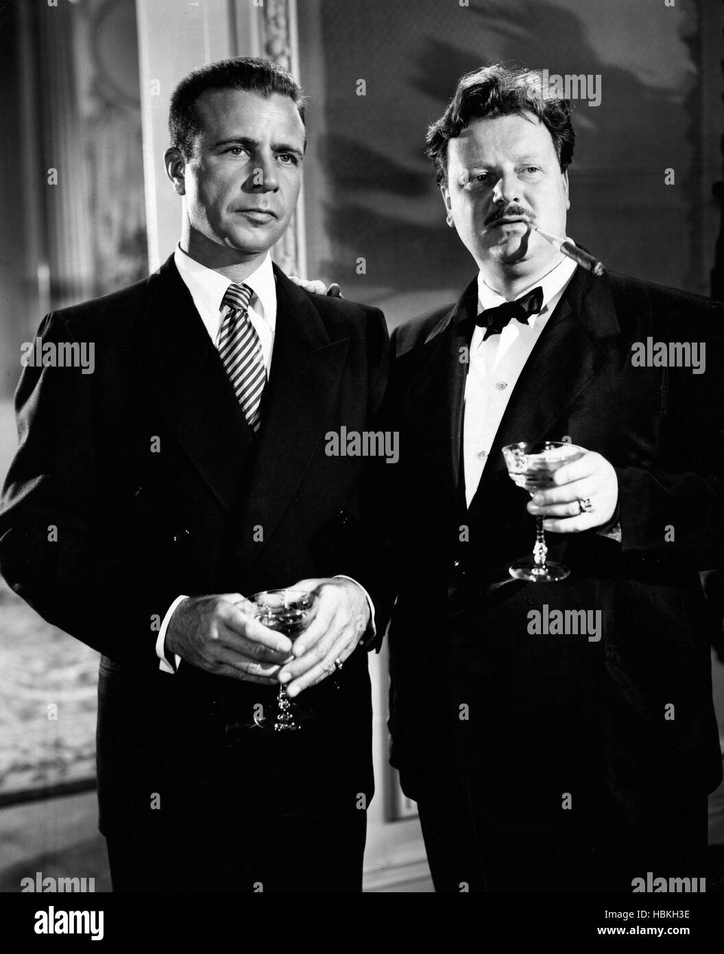 CORNERED, Dick Powell, Walter Slezak, 1945 Stock Photo - Alamy