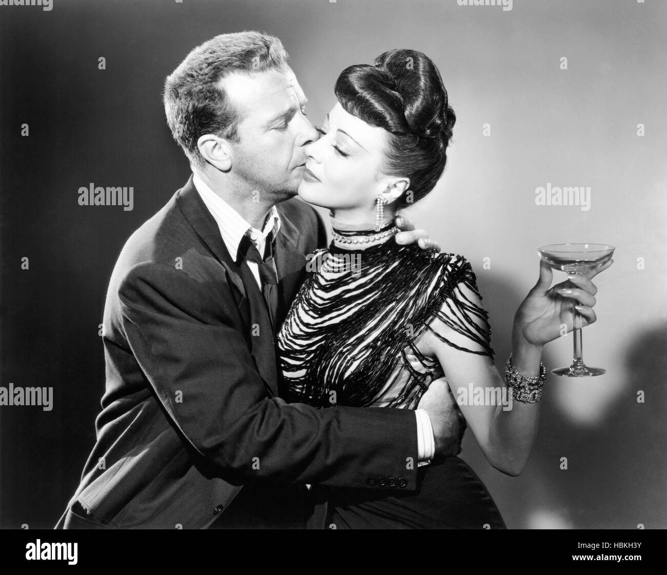 CORNERED, from left: Dick Powell, Nina Vale, 1945 Stock Photo - Alamy