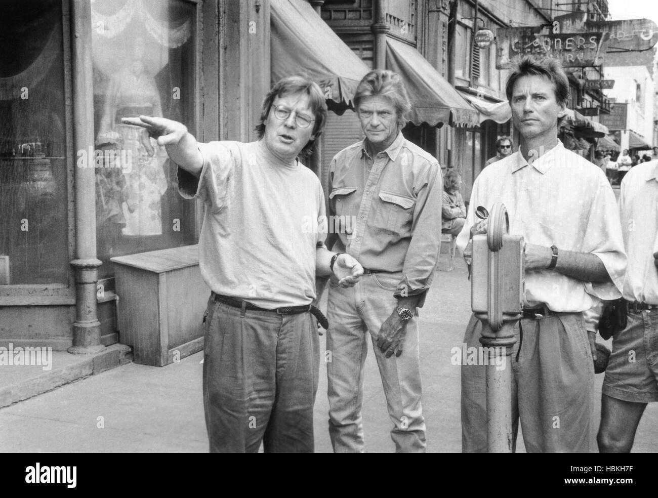 COME SEE THE PARADISE, from left, director Alan Parker, cameraman Mike ...