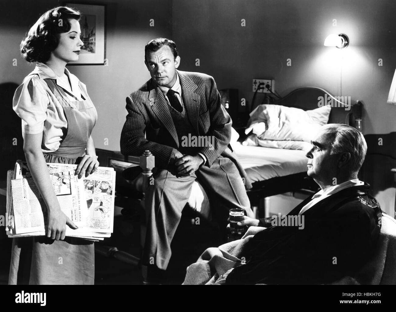 THE COMPANY SHE KEEPS, from left: Jane Greer, Dennis O'Keefe, Harry Cheshire, 1951 Stock Photo ...