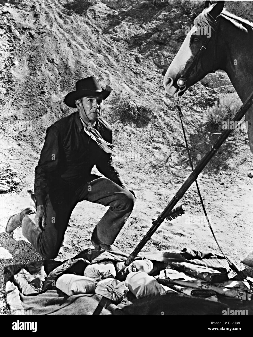 COMANCHE STATION, Randolph Scott, 1960 Stock Photo - Alamy