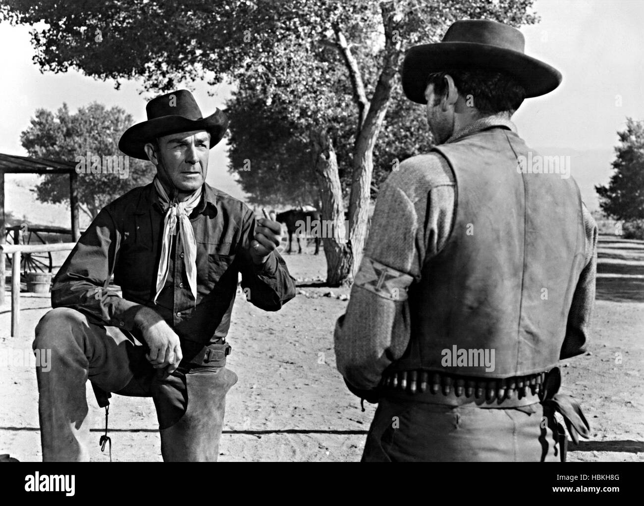 COMANCHE STATION, Randolph Scott, Claude Akins, 1960 Stock Photo - Alamy