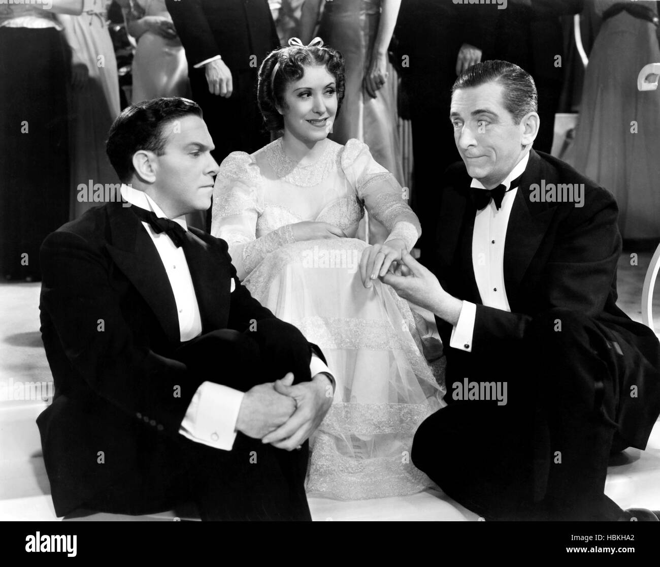 COLLEGE SWING, from left, George Burns, Gracie Allen, Edward Everett ...
