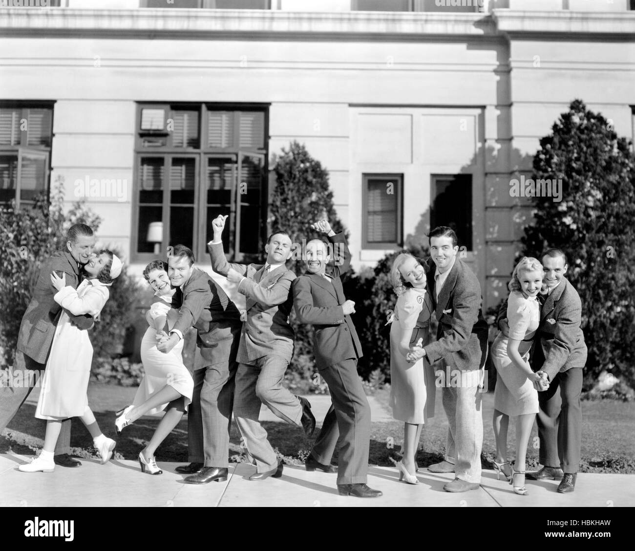 COLLEGE SWING, from left, Edward Everett Horton, Gracie Allen, Martha ...