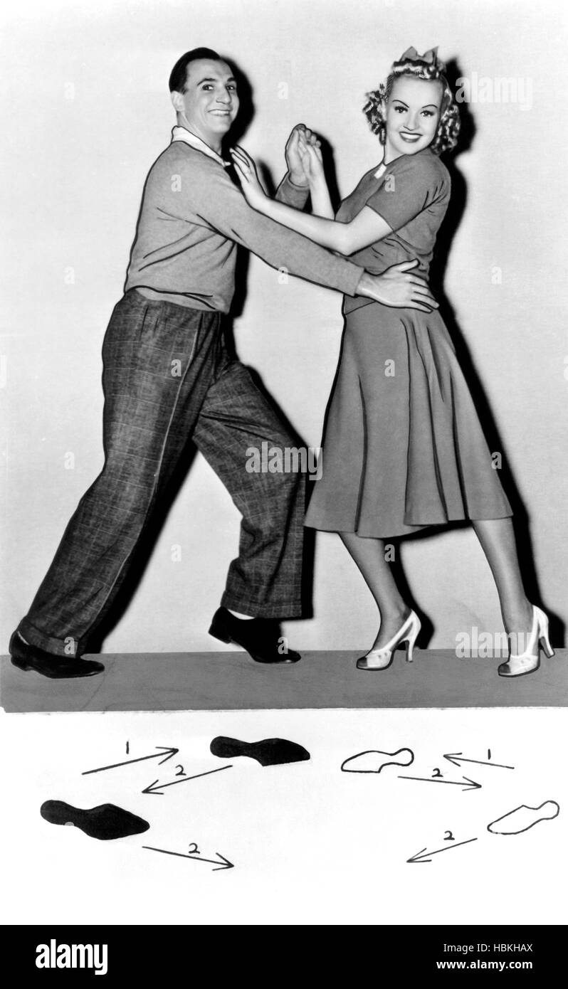 COLLEGE SWING, from left, Jackie Coogan, Betty Grable, 1938 Stock Photo ...