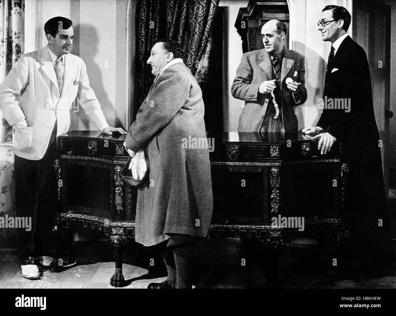 COTTAGE TO LET, (aka BOMBSIGHT STOLEN), from left: Leslie Banks, Frank Cellier, Alastair Sim ...