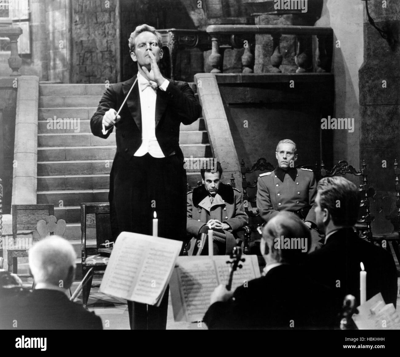 COUNTERPOINT, from left, Charlton Heston, Maximilian Schell, Curt ...