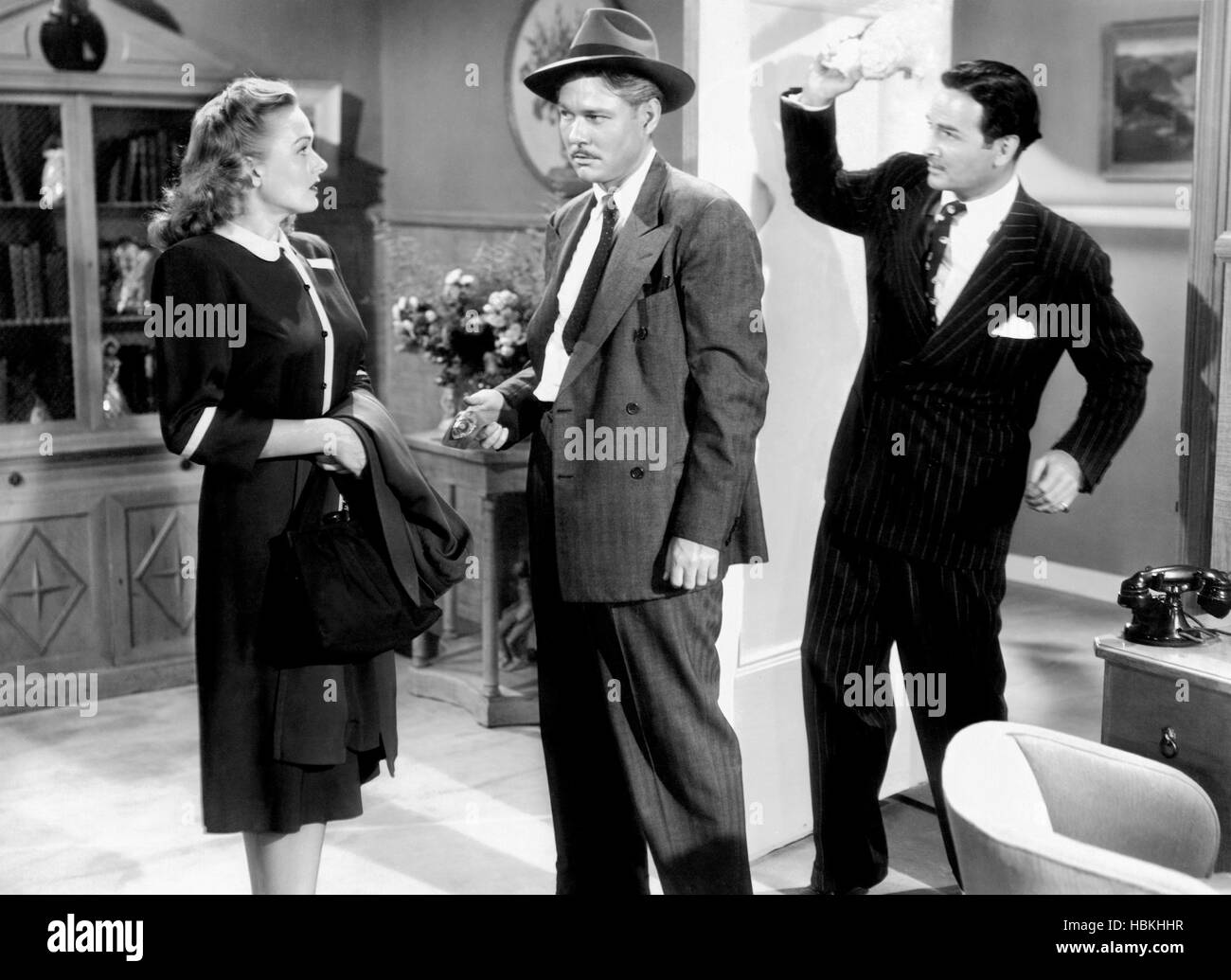 THE COUNTERFEITERS, from left, Doris Merrick, Don C. Harvey, John ...