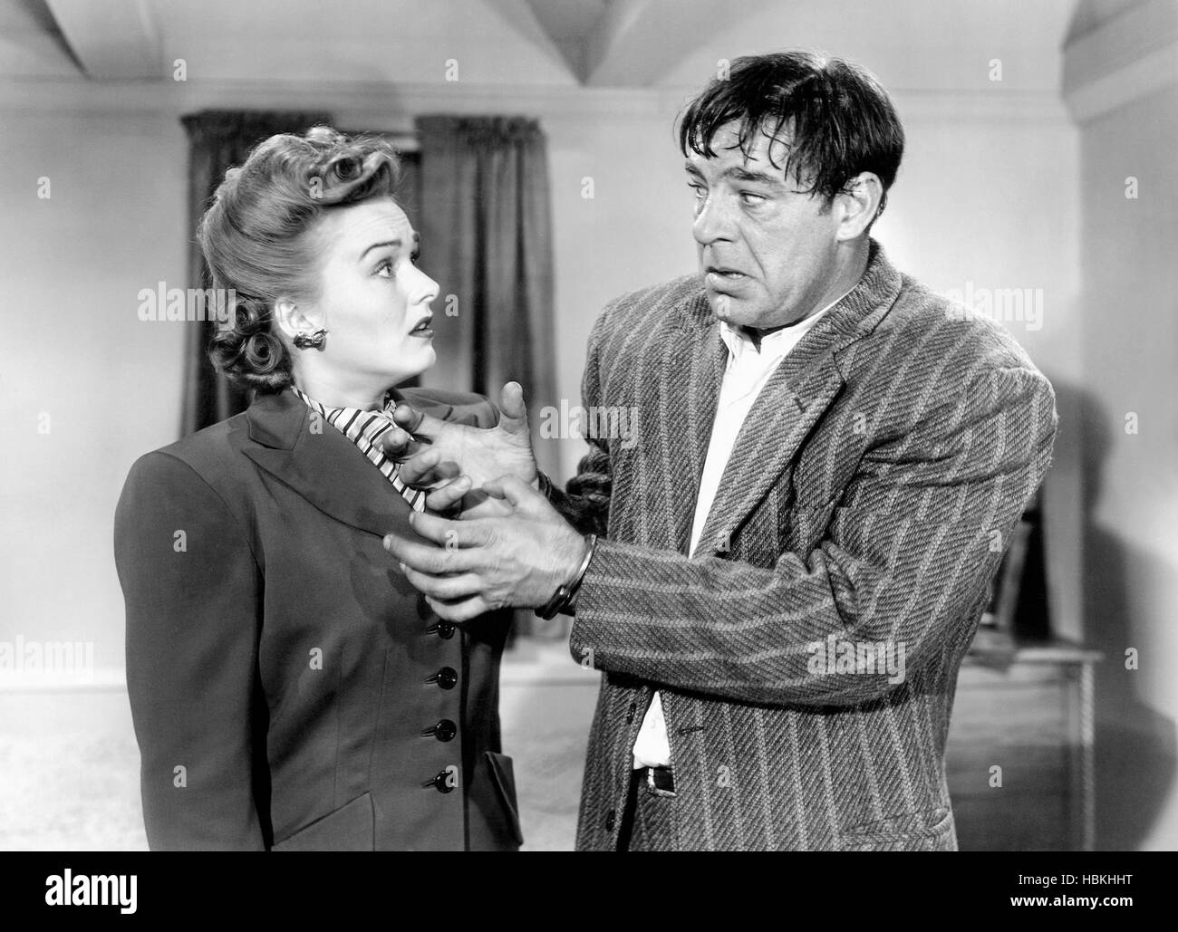 THE COUNTERFEITERS, from left, Doris Merrick, Lon Chaney, Jr., 1948, TM ...