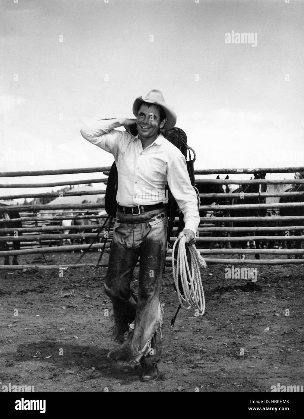 COWBOY, Glenn Ford, 1958 Stock Photo - Alamy