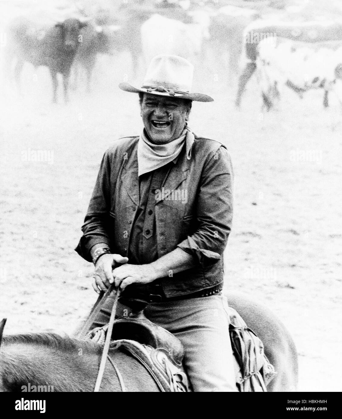 THE COWBOYS, John Wayne, 1972 Stock Photo - Alamy