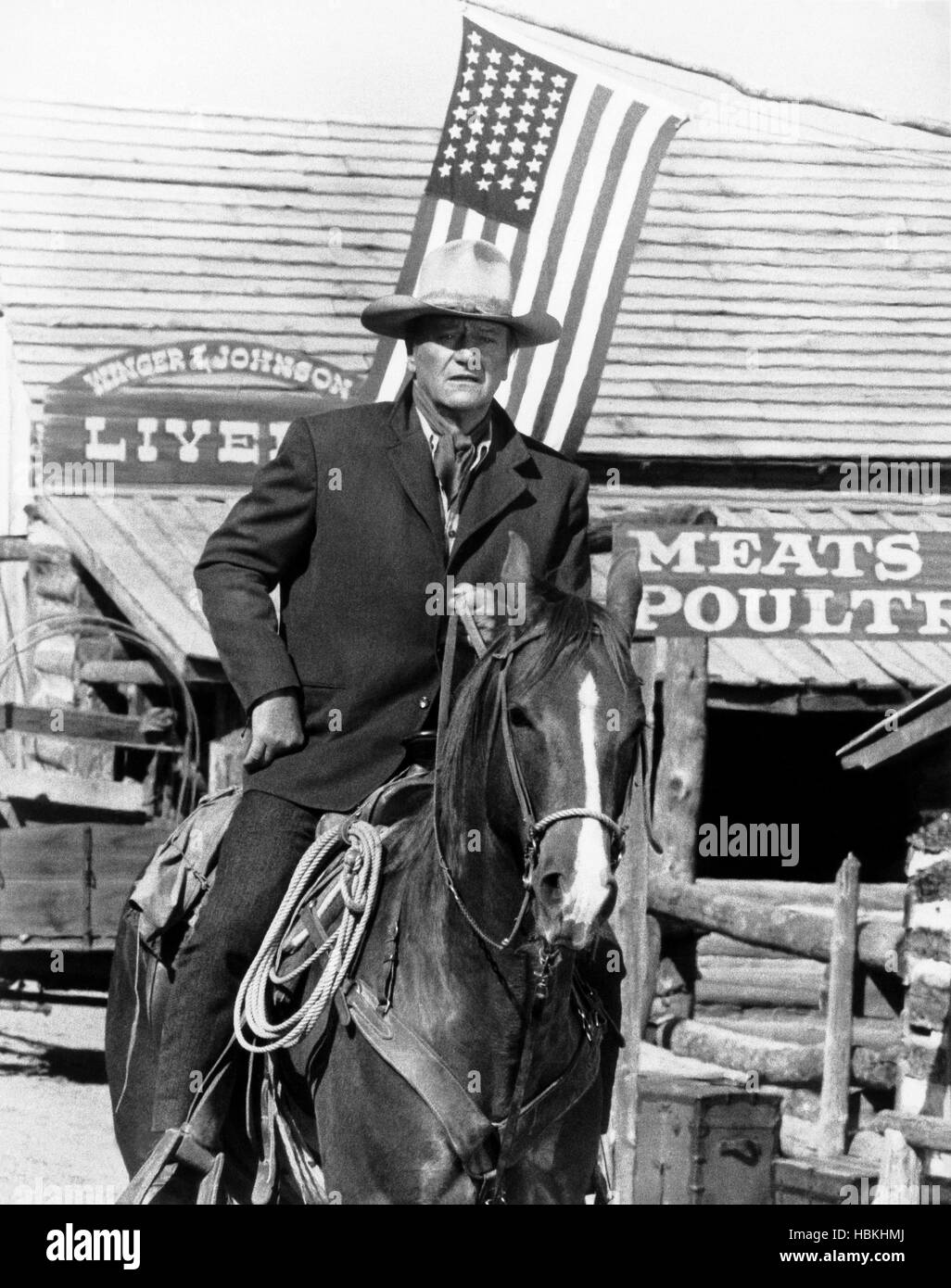 THE COWBOYS, John Wayne, 1972 Stock Photo - Alamy