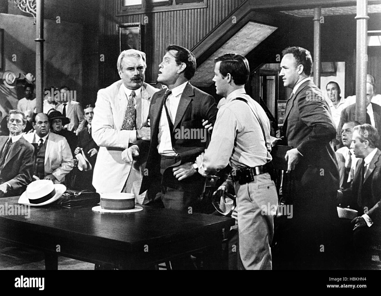 A COVENANT WITH DEATH, l-r: Kent Smith, Earl Holliman, Robert Dunlap ...