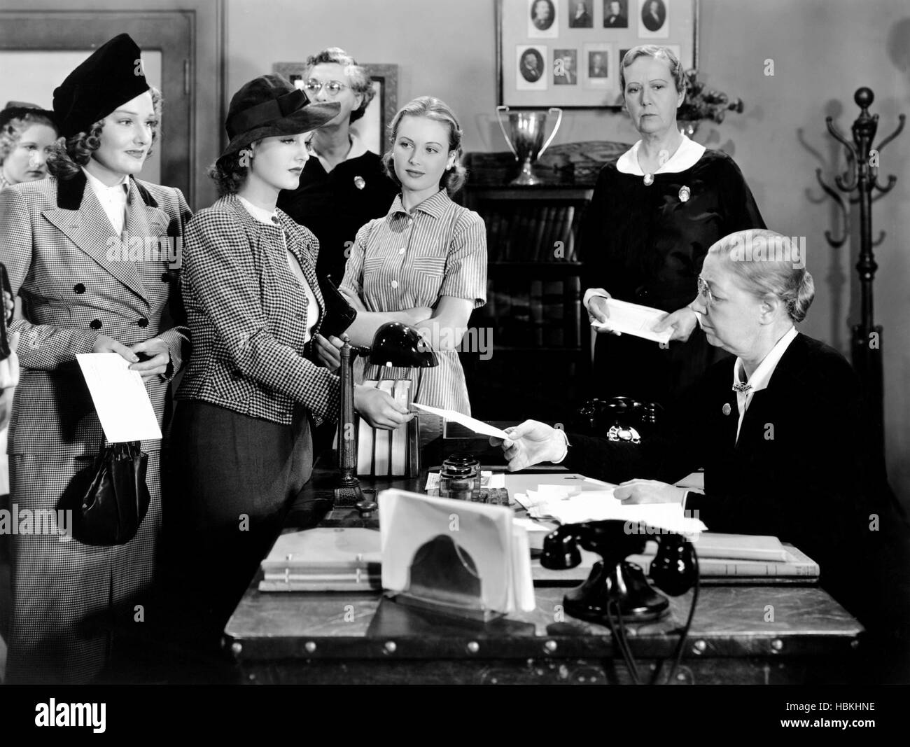 CONVICTED WOMAN, from left: Lola Lane, Rochelle Hudson, Blanche Payson ...