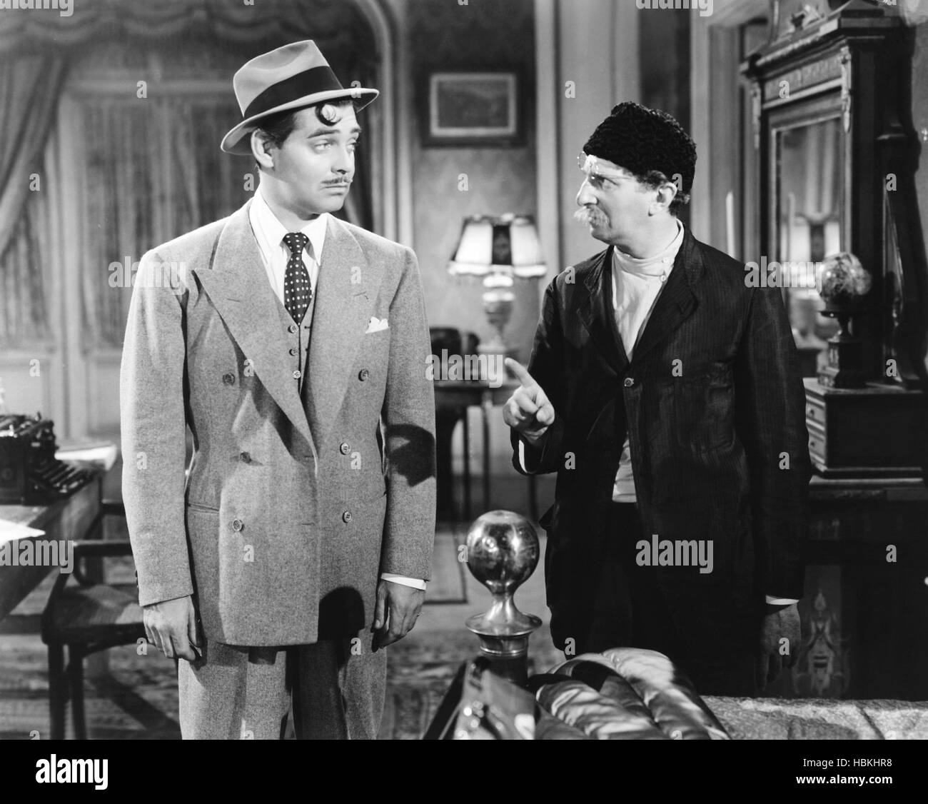 COMRADE X, from left: Clark Gable, Felix Bressart, 1940 Stock Photo - Alamy